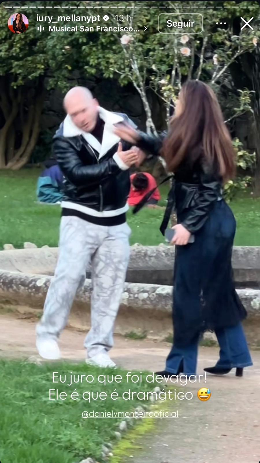 Iury Mellany dá "chapada" a Daniel Monteiro após surgirem vestidos de ...